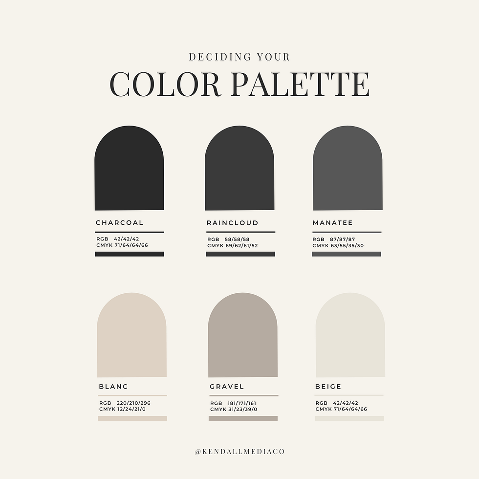 Color Palette 101 for Strong Branding - Kendall Media Co.